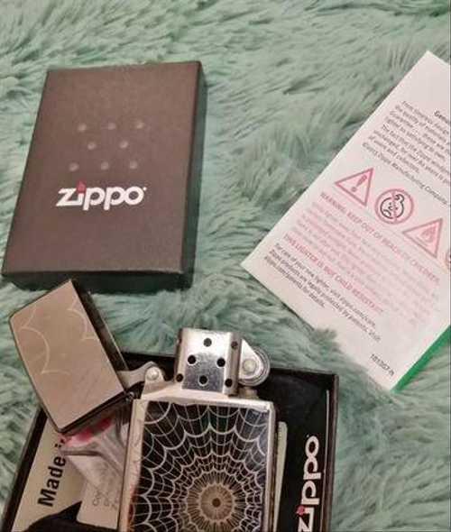 WEB (паутина) 28527 black ICE зажигалка zippo