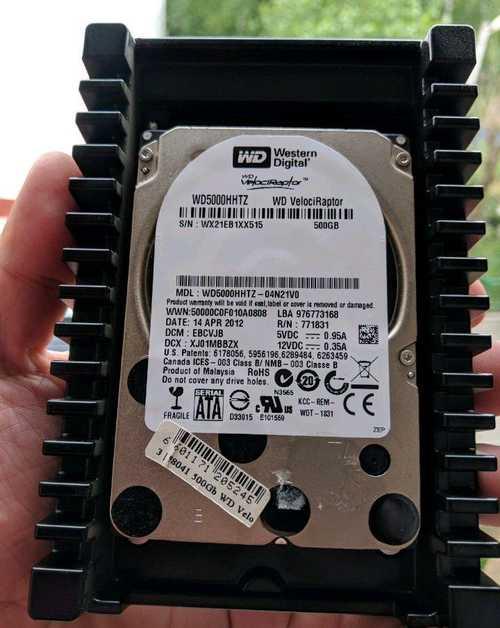 Western Digital VelociRaptor 500GB WD5000hhtz