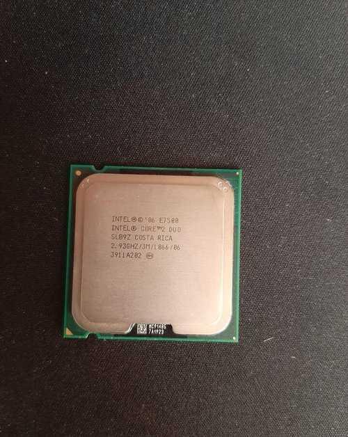 Intel core duo e 7500 2.93 ггц