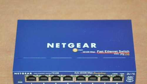 Коммутатор Netgear ProSafe FS108v2