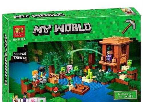 Конструктор Хижина ведьмы Micro World Майнкрафт 50