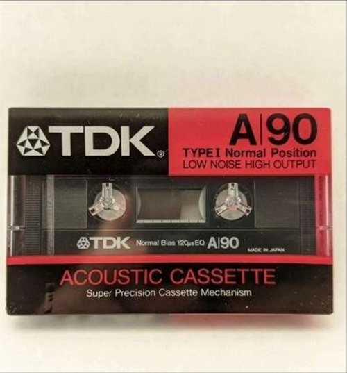Аудиокассета TDK A90 1986г