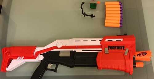 Пистолет nerf дробовик