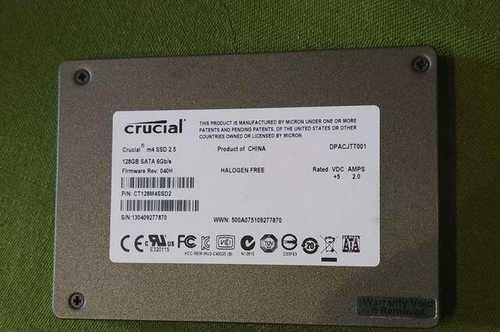 SSD 128Gb Crucial