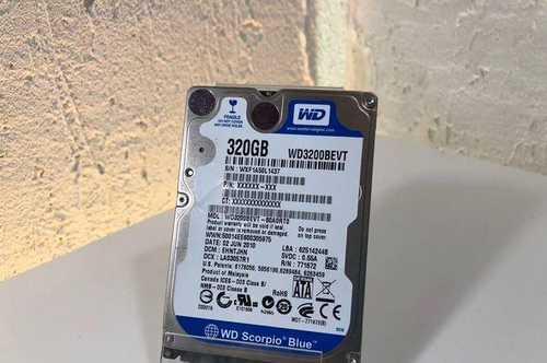 Жесткий диск для ноутбука WD3200bevt 320GB