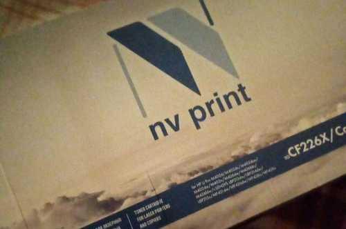Тонер картридж для принтера nvprint cf226x