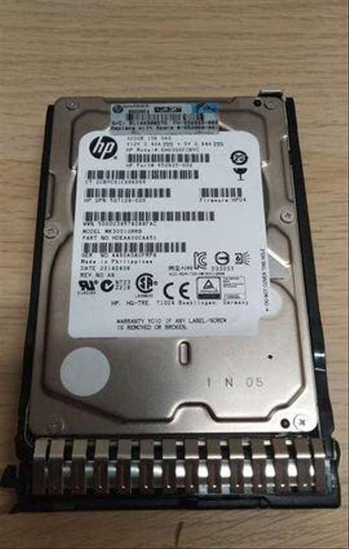 SAS HDD HP 300 GB 15K