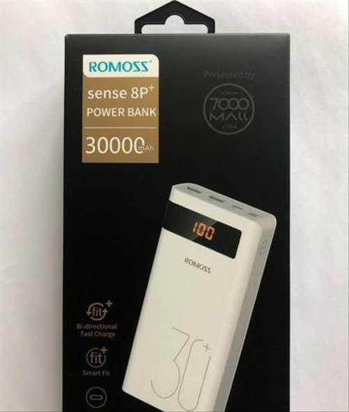 Power bank romoss sense 8p+ 30000mAh