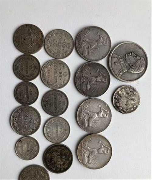 Серебряные царские монеты и СССР