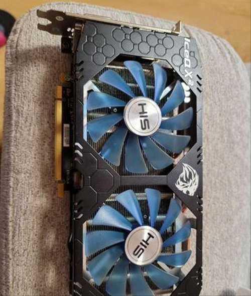 Видеокарта rx580 8gb HIS IceQx2