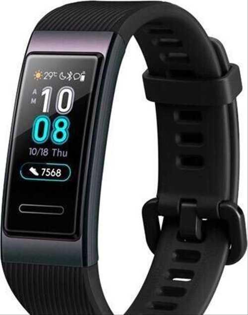 Фитнес-трекер Huawei Band 3 Pearl Black, на гарант