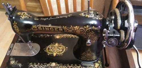Старинная ручная швейная машина Singer 1873 г