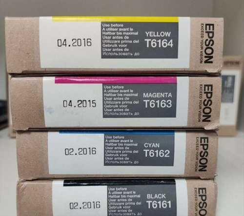 Оригинальные картриджи Epson T6161 - T6164