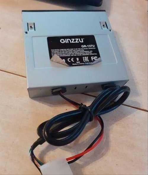 Картридер Ginzzu GR-137UB(LE) USB
