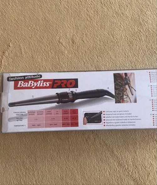 Плойка конус профи BaByliss Pro Titanium 32/19