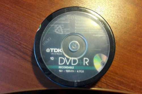 DVD+ R TDK 4.7GB 16x Cake Box (10шт) | Festima.Ru - Мониторинг объявлений