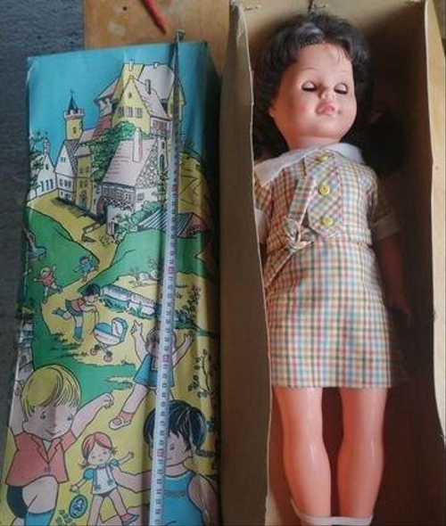 Кукла гдр новая в коробке. 60см