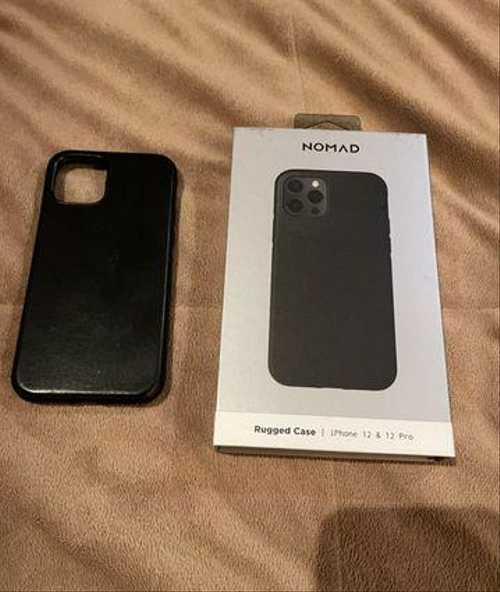 Чехол Nomad iPhone 12/12pro, кожа