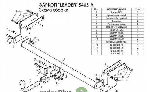 Фаркоп на suzuki SX4 S-cross (внедорожник) 2013