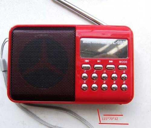 Радиоприемник карманный цифровой FM/MP3 L-988