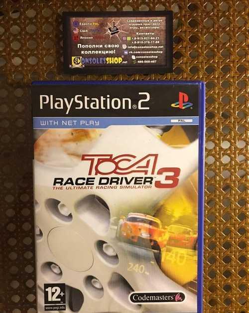 Toca Race Driver 3 (PAL) для Sony PlayStation 2
