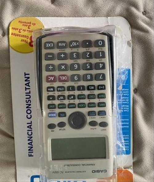 Финансовый калькулятор Casio fc 100 v