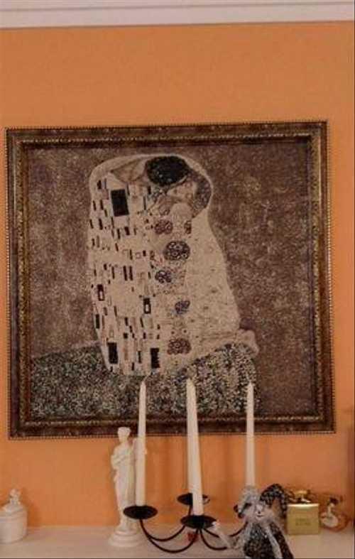 Гобелен картина "Поцелуй Густава Климта"