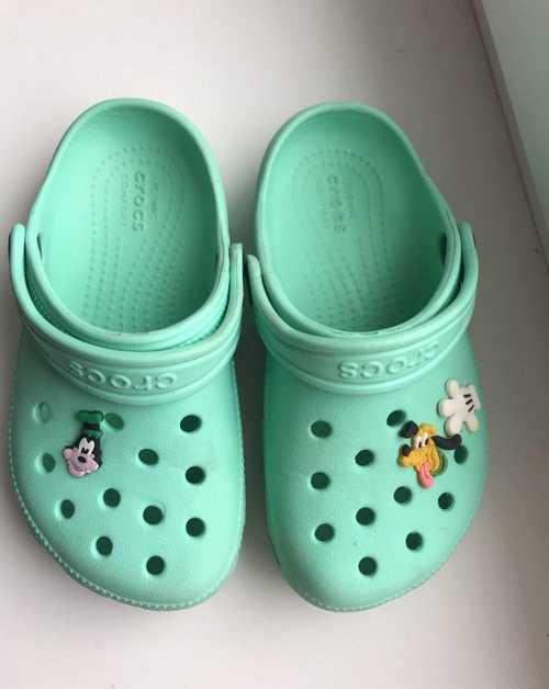 Сабо тапочки Crocs кроксы, р.27(с10) б/у