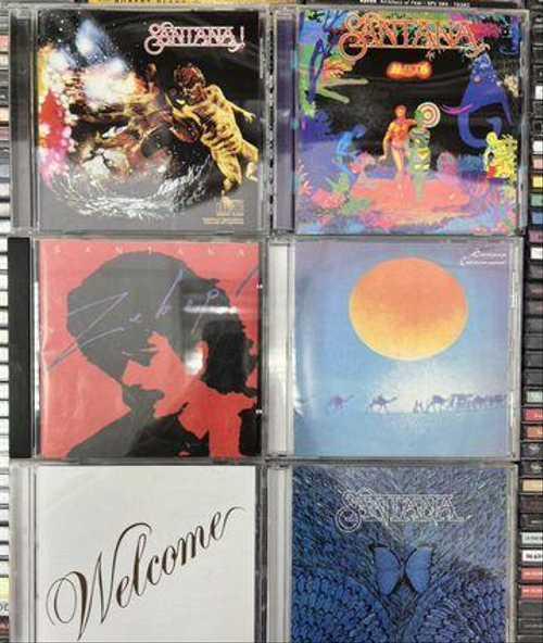 Музыкальные cd диски Santana