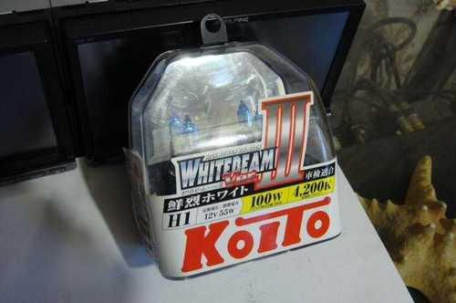 Лампа галогенная koito h7 whitebeam 4200k 12v 55w 100w эффект ксенона себе поставил советую