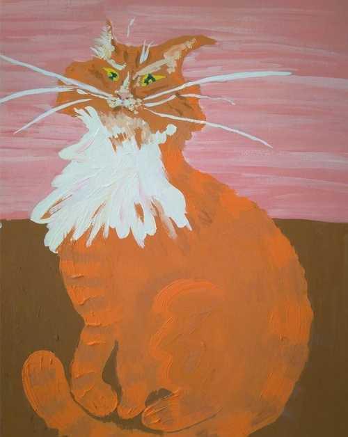 Картина "Рыжий кот"