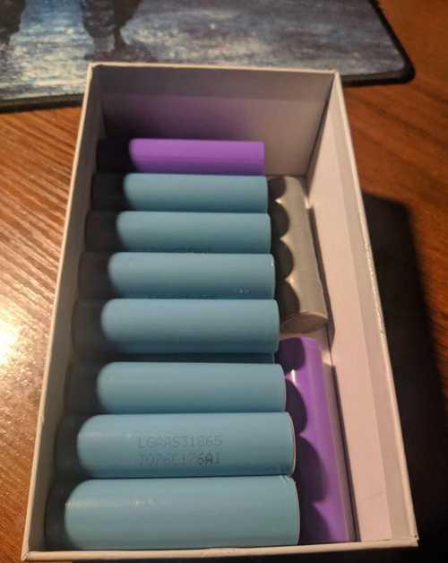 Аккумуляторы 18650 lgdas31865 2200mAh