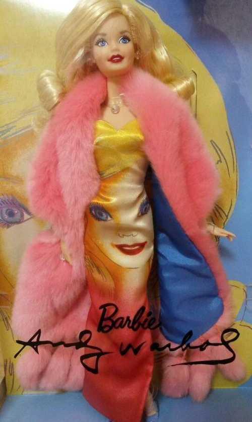 Barbie Andy Warhol Gold