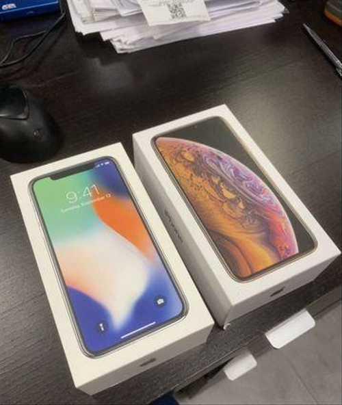 Коробки от iPhone X iPhone XS