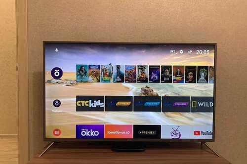 Телевизор 50 kivi 50u710kb uhd 4k smart tv google android tv 9 hdr голосовое управление