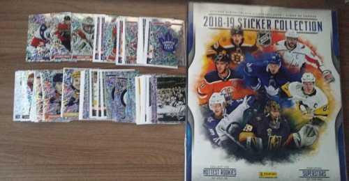 Наклейки Panini NHL hockey 18/19 поштучно