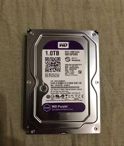 Жесткий диск Western Digital WD10purx 1Тб