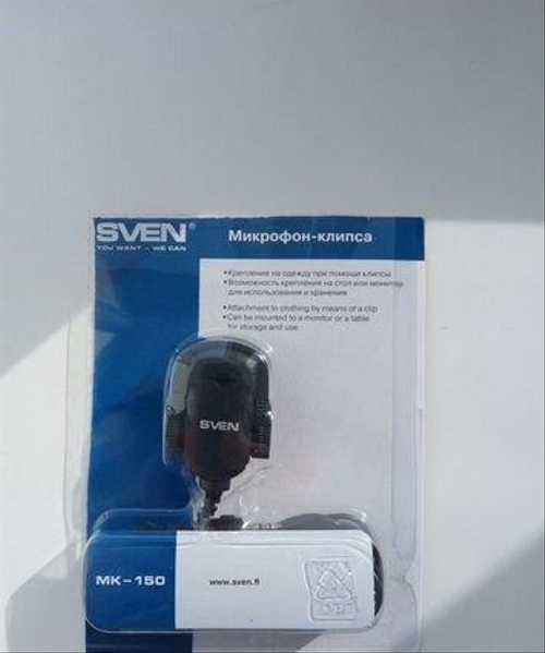 Проводной микрофон-клипса sven MK-150