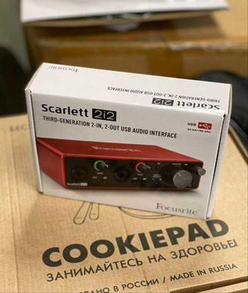 Звуковая карта focusrite scarlett 2i2