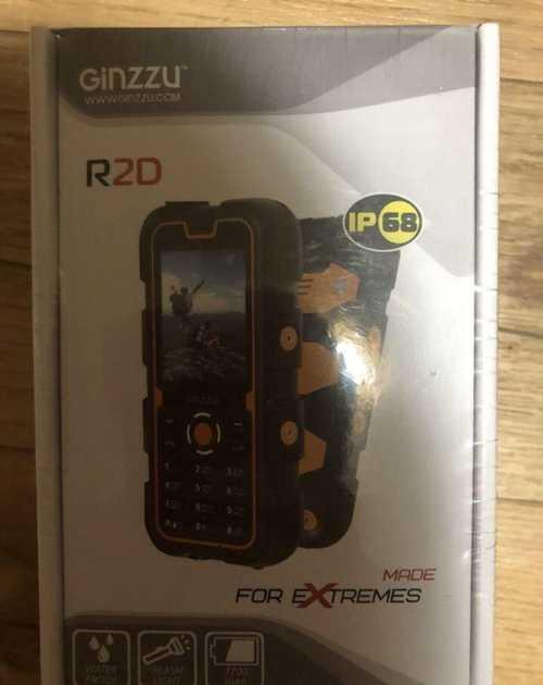 Сотовый телефон Ginzzu R2D черный