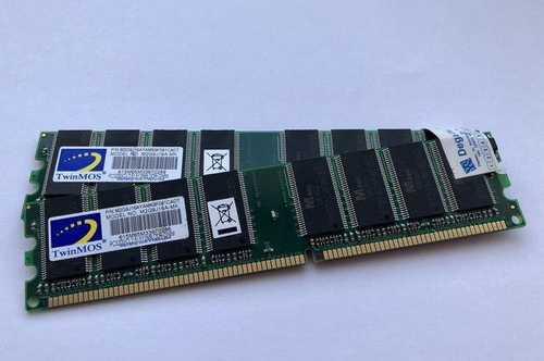 Оперативная память twinmos 512mb 1gb ddr dimm