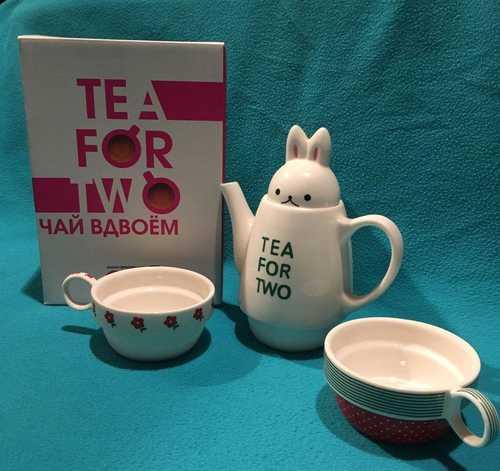 Чайник и чашки Tea For Two