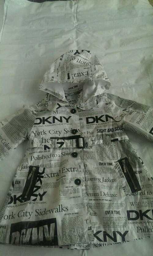 Плащ dkny детский