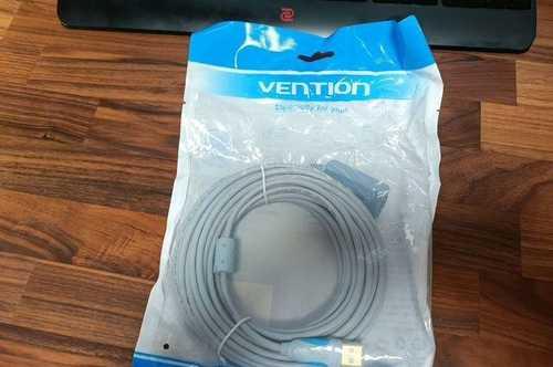 Активный кабель-удлинитель vention USB AM/AF 10м