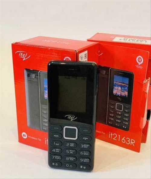 Кнопочный Itel it2160 black