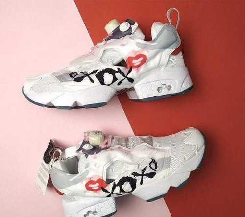 Кроссовки reebok insta pump белые