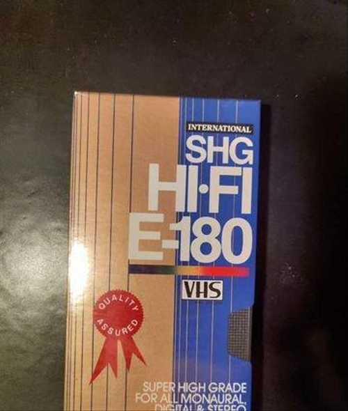 Vhs кассеты shg hi-fi e-180