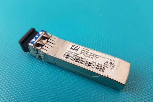 Новый оригинал Трансивер HP AJ717A FC SFP+ 8G 10km