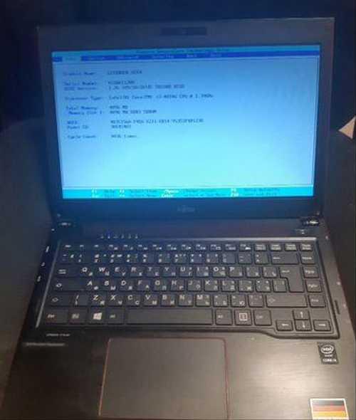 Ноутбук fujitsu lifebook U554