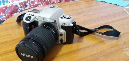 Плёночный фотоаппарат Nikon F60 + объектив 28-80